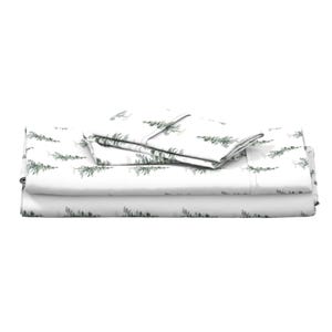 Woodland Forest Sheets - Watercolor Trees by Hipkiddesigns - Pine Tree ...