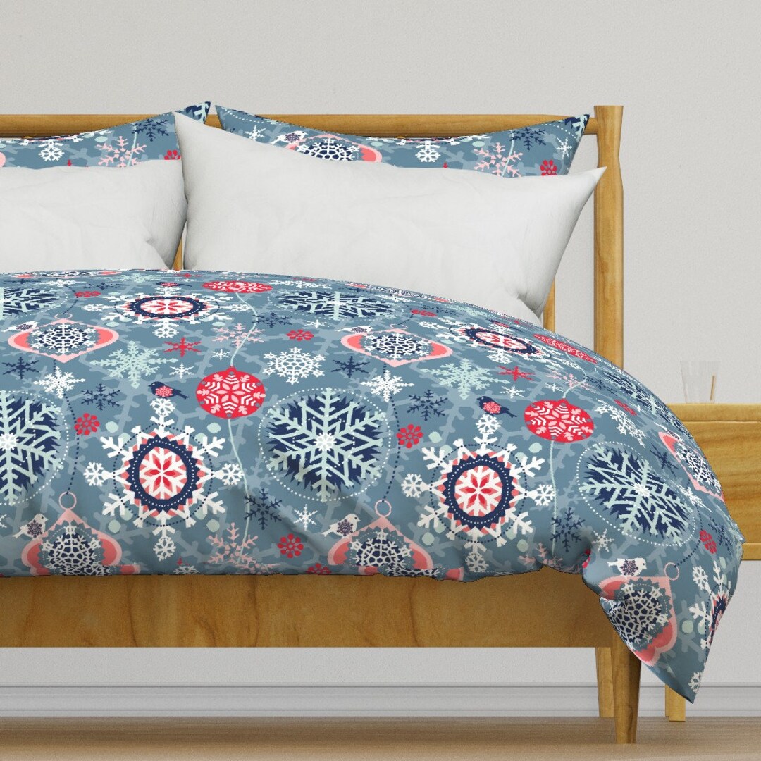 Christmas Bedding Snowflakes in the Garden by Chicca_besso Graphic ...