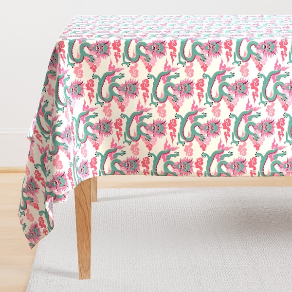 Chinese Dragon Tablecloth - Etsy