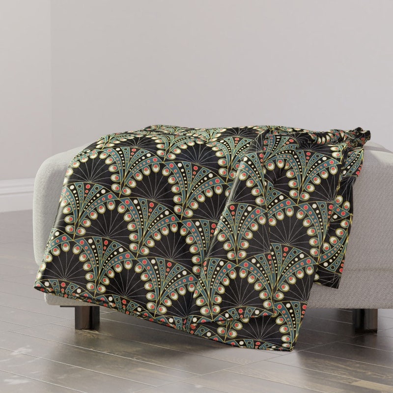 Geometric Blanket - Etsy