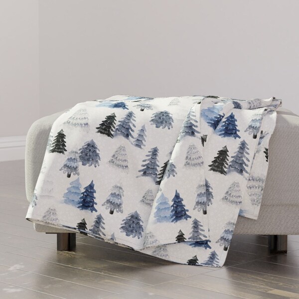 Pine Tree Blanket - Etsy
