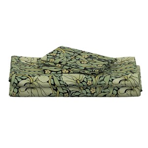 Victorian Floral Sheets - Pimpernel by Peacoquettedesigns - Vintage ...