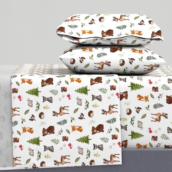 Woodland Nursery Bedding - Etsy