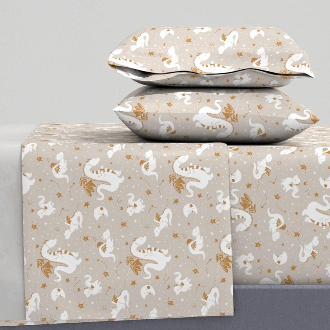 Boho Baby Dragon Sheets - Baby Dragons by Ebozzastudio - Fantasy ...