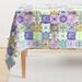Boho Tablecloth Andalucian Tiles by Art_studio_helene Spanish Tiles ...
