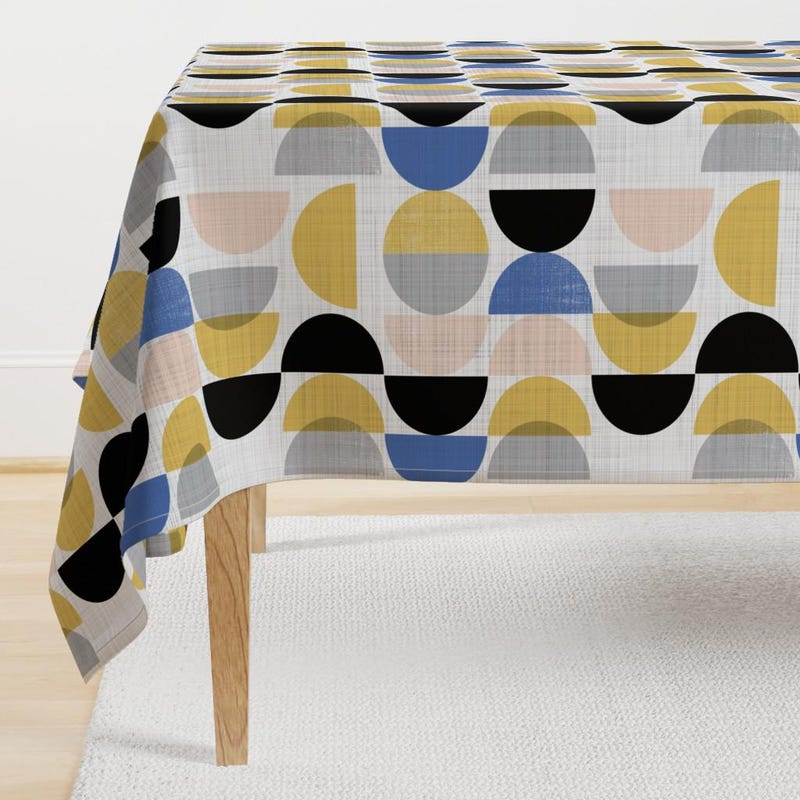 Modern Tablecloth - Etsy