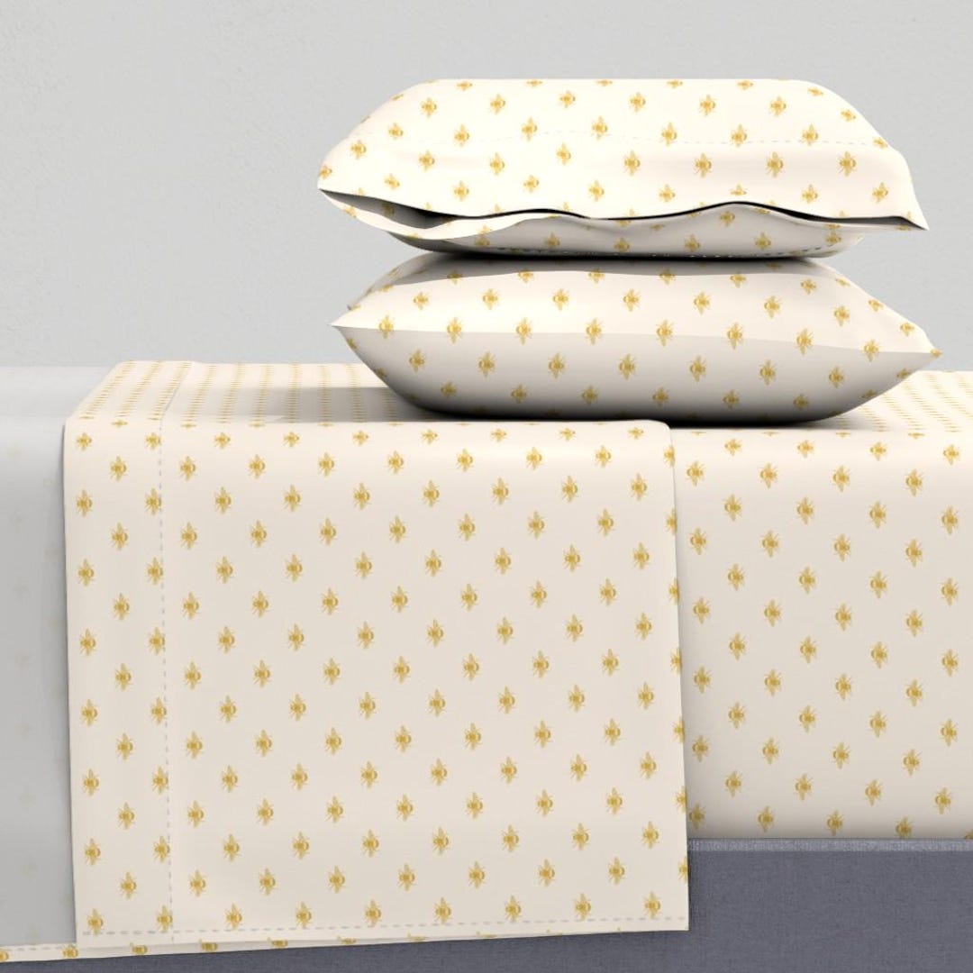 Napoleonic Bee Sheets - Josephine Bee by Lilyoake - Neoclassical ...