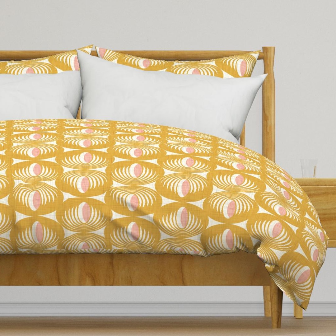 Geometric Mod Bedding - Oculus by Heatherdutton - Mid Century Modern ...