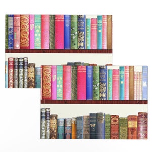 Books Placemats set of 2 Antique Books Jane Austen by ...