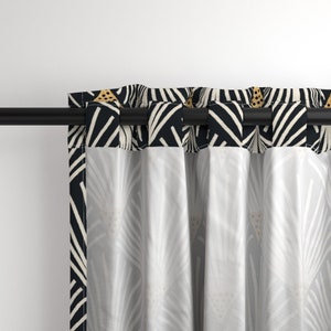 1920s Botanical Curtain Panel - Charleston by Amy_maccready - Art Deco ...