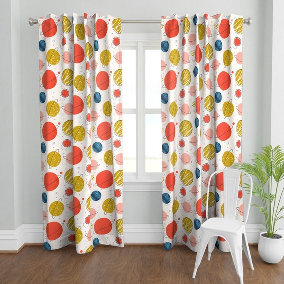 Home & Living Curtains & Window Treatments Solar System Curtain Panel I ...