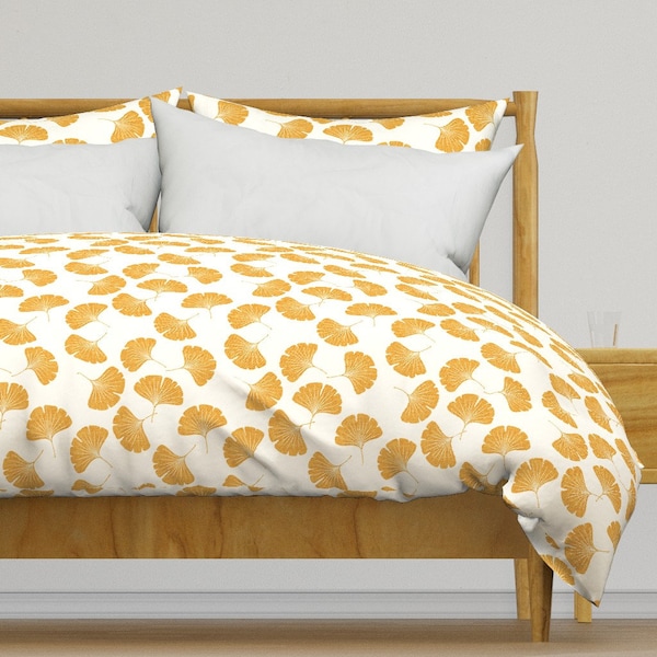 Ginkgo Leaf Duvet Cover - Etsy