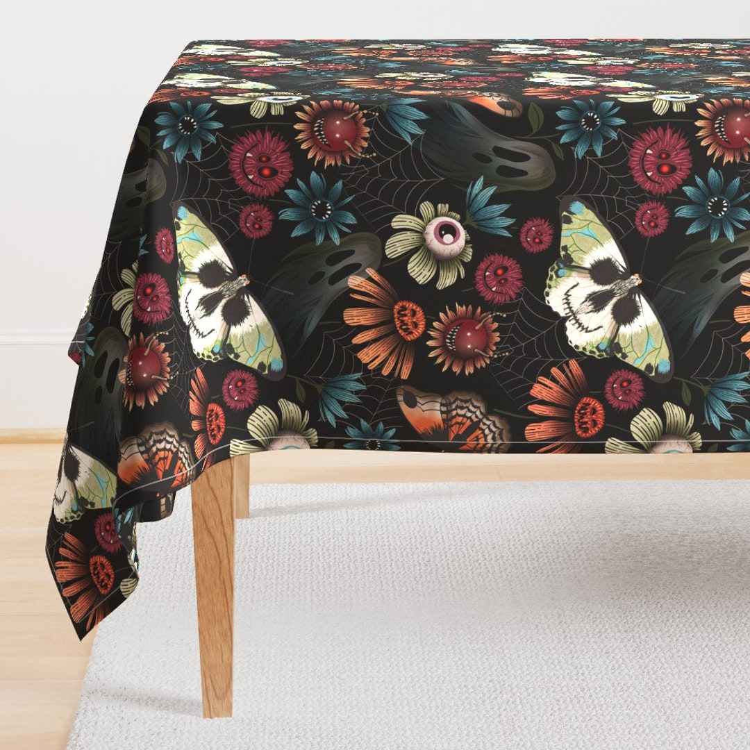 Whimsical Tablecloth Creeping Monster Garden by Ashleyinthestars Gothic ...