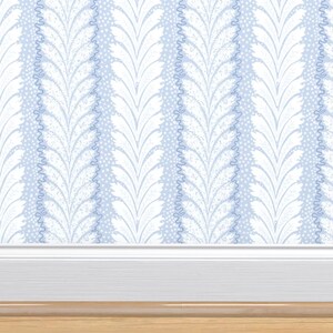 Blue Preppy Stripe Non-pasted Wallpaper Traditional Traditional ...