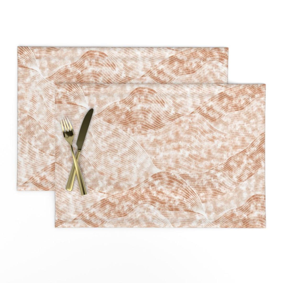 Calm Neutral Placemats (set of 2) - Cloudy Serene by Ginger&cardamme ...