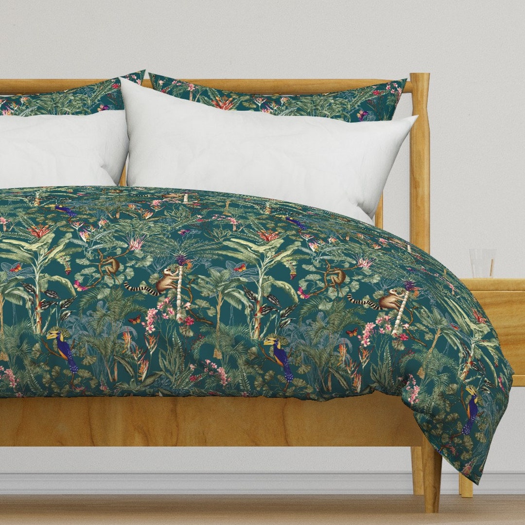 Rainforest Animals Bedding Tropical Paradise by Smokeinthewoods Monkeys ...