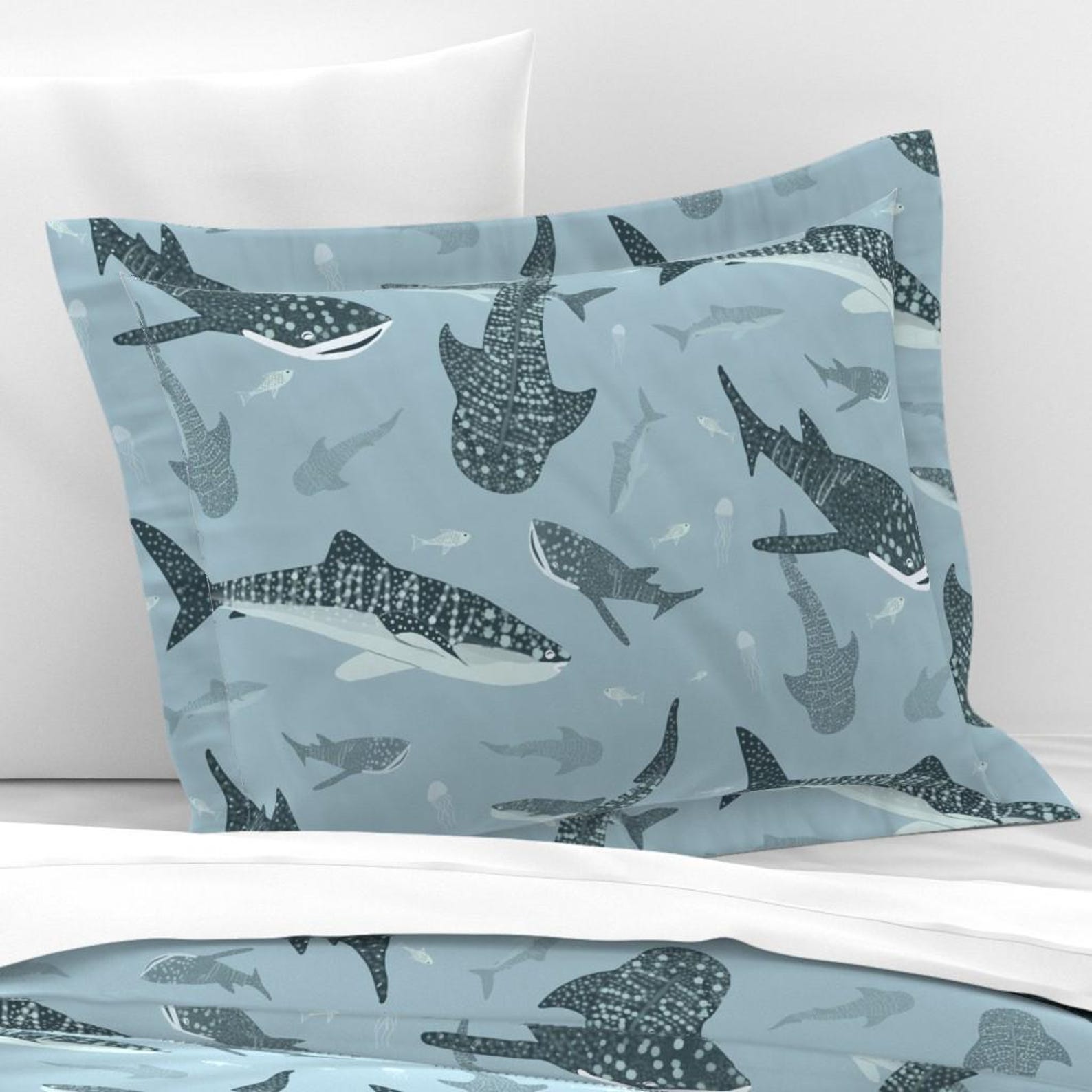 Whale Shark Bedding - Whale Sharks Swimming by Amy_hadden - Under the ...