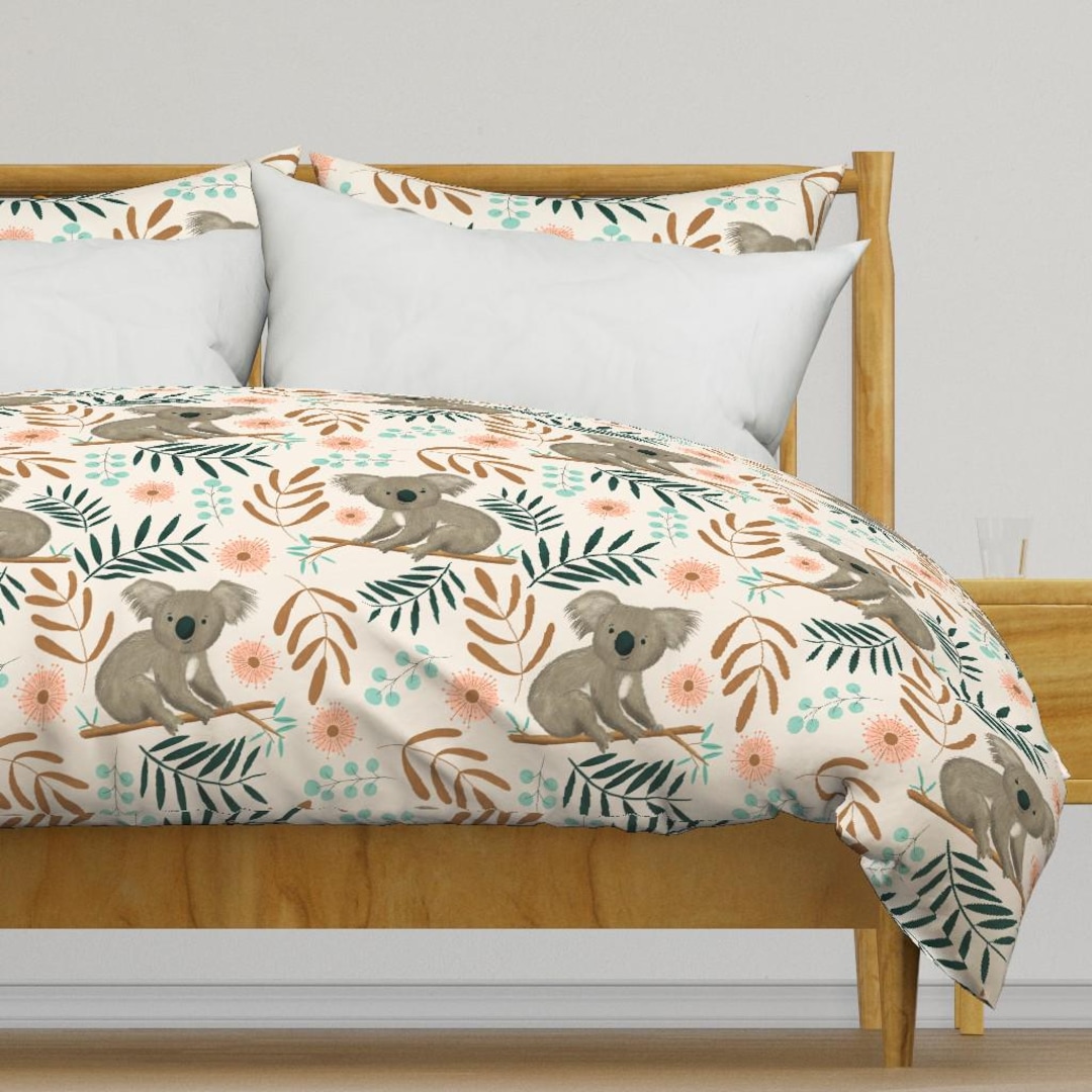 Large Scale Koalas Bedding - Koala by Melarmstrong - Australian ...