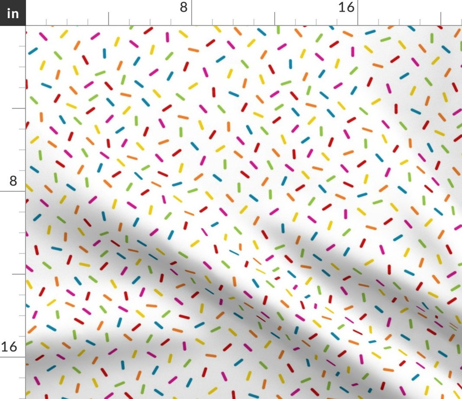 Rainbow Sprinkles Sheets Vanilla Sprinkles by Modgeek | Etsy