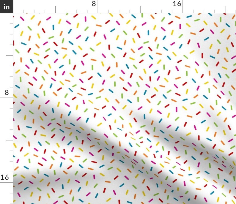 Rainbow Sprinkles Sheets Vanilla Sprinkles by Modgeek | Etsy