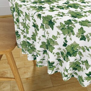 Ivy Leaves Tablecloth English Ivy by Peacoquettedesigns - Etsy
