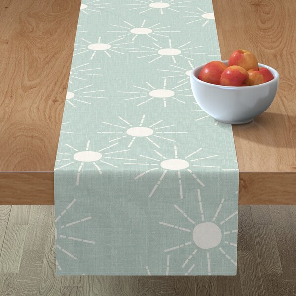 Mint Table Runner - Etsy