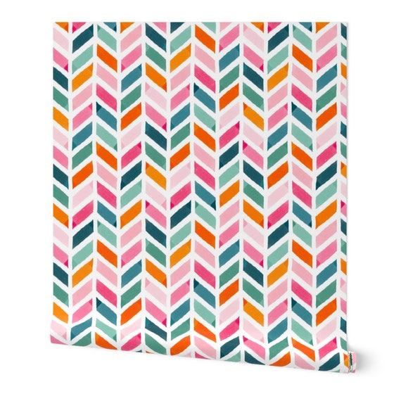Bright Chevron Wallpaper
