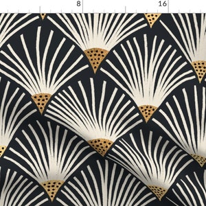 1920s Botanical Curtain Panel - Charleston by Amy_maccready - Art Deco ...