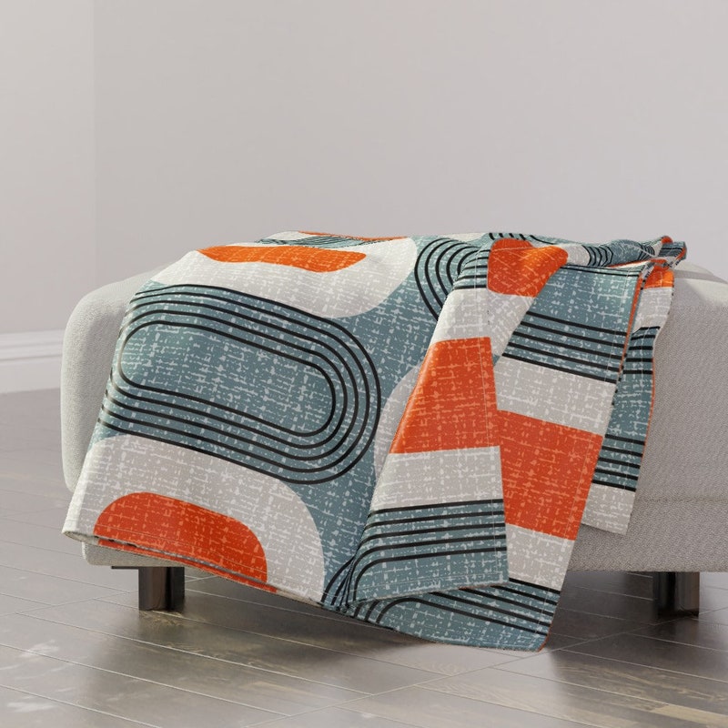Geometric Blanket - Etsy