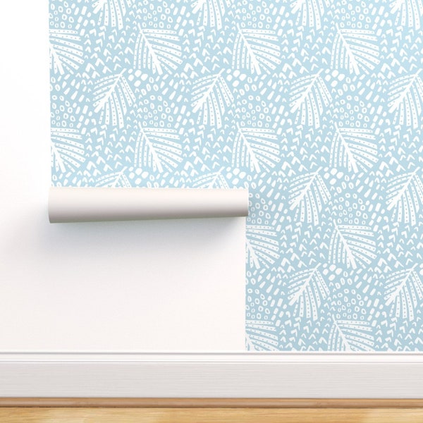 Duck Egg Blue Wallpaper - Etsy