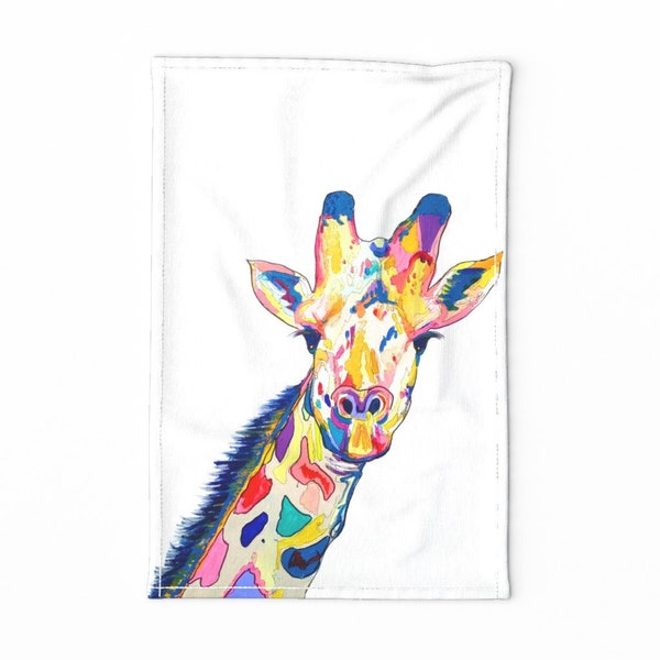 Giraffe Dish Towel - Etsy