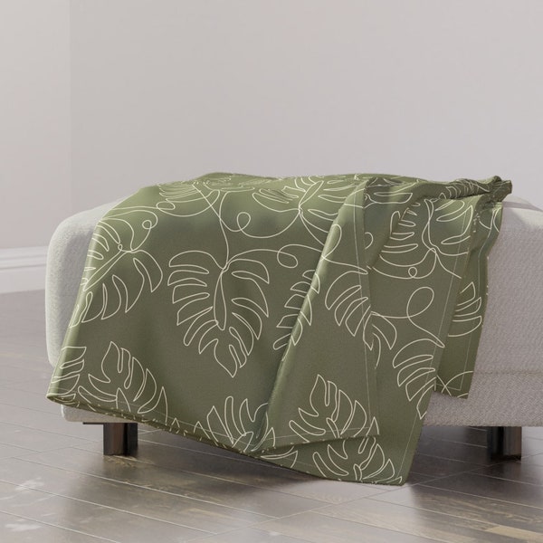 Leaf Throw Blanket - Etsy