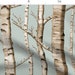 Rustic Trees Curtain Panel Birch Grove in Overcast by ...