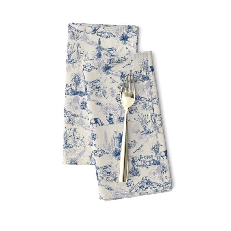 Toile Napkins - Etsy