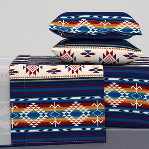 Western Bold Stripe Sheets - Native American Stripes by Capricornsun ...