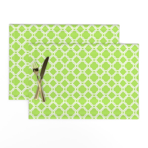 Lime Green Placemats - Etsy