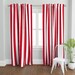 Circus Tent Stripe Curtain Panel Carnival 3 Inch Red Stripes by ...