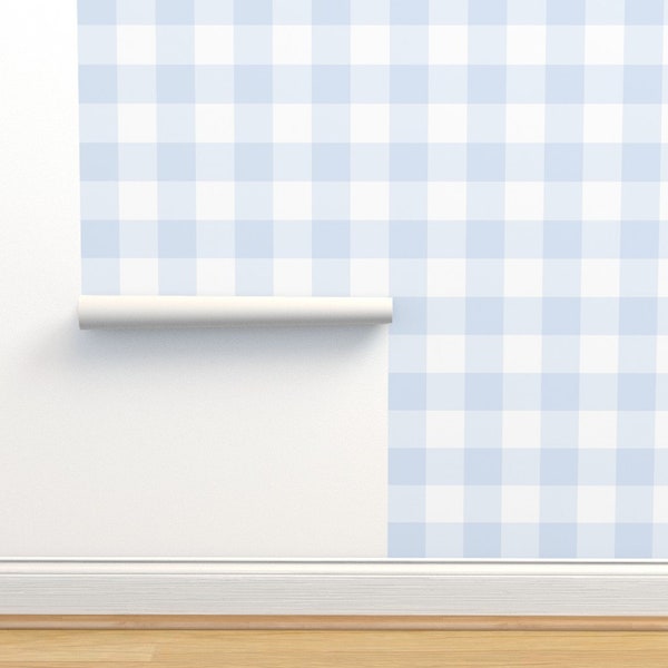 Large Scale Blue Wallpaper - Etsy