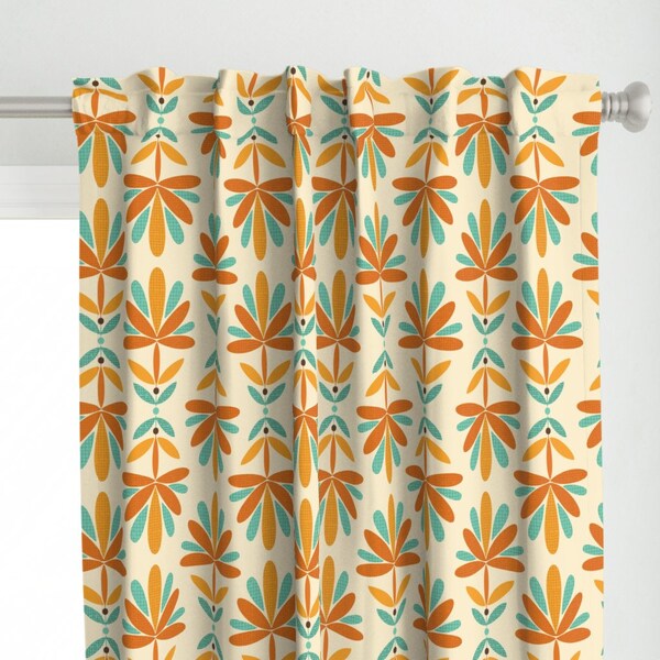 Orange Teal Yellow - Etsy