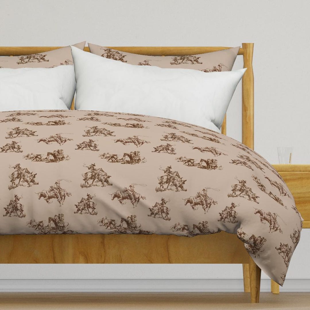 Western Cowboy Bedding - Cowboy Toile by Hansonhomesolutions - Rustic ...