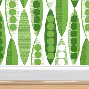 Green Peas Commercial Grade Wallpaper Pod by Spellstone Mid Century ...