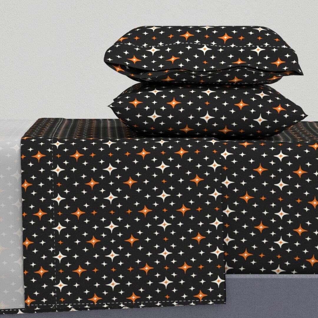 Atomic Halloween Sheets Spellbound by Heatherdutton - Etsy