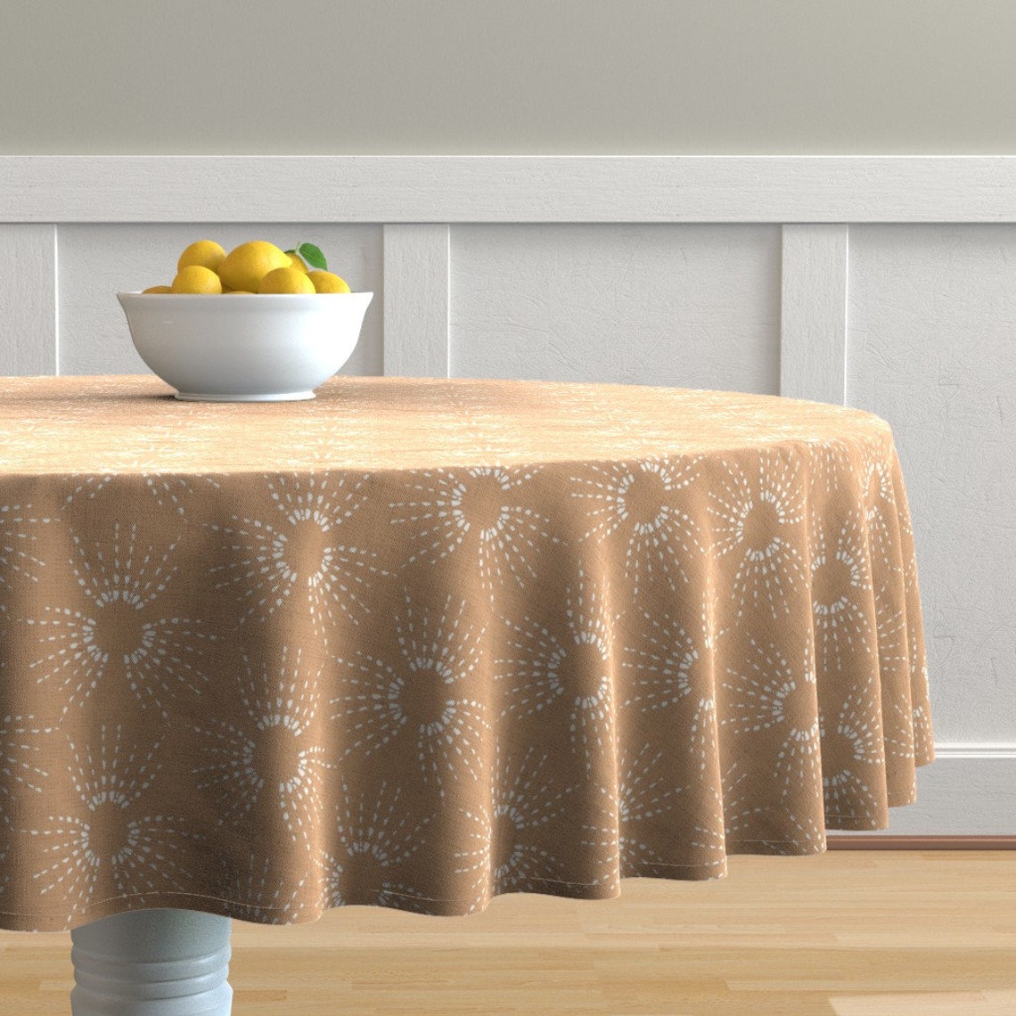 Sage Neutral Cotton Dining Collection - Thanksgiving Green Autumn Fall ...