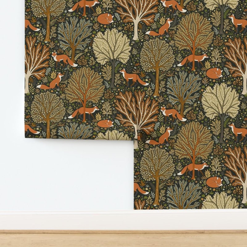 Fox Wallpaper - Etsy