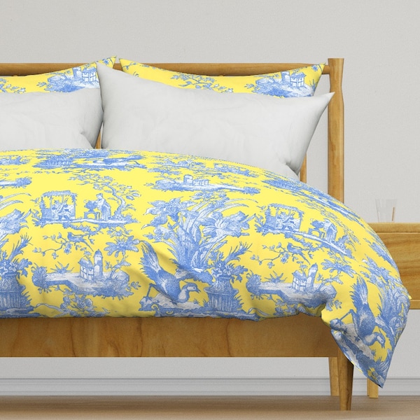 Yellow Toile - Etsy