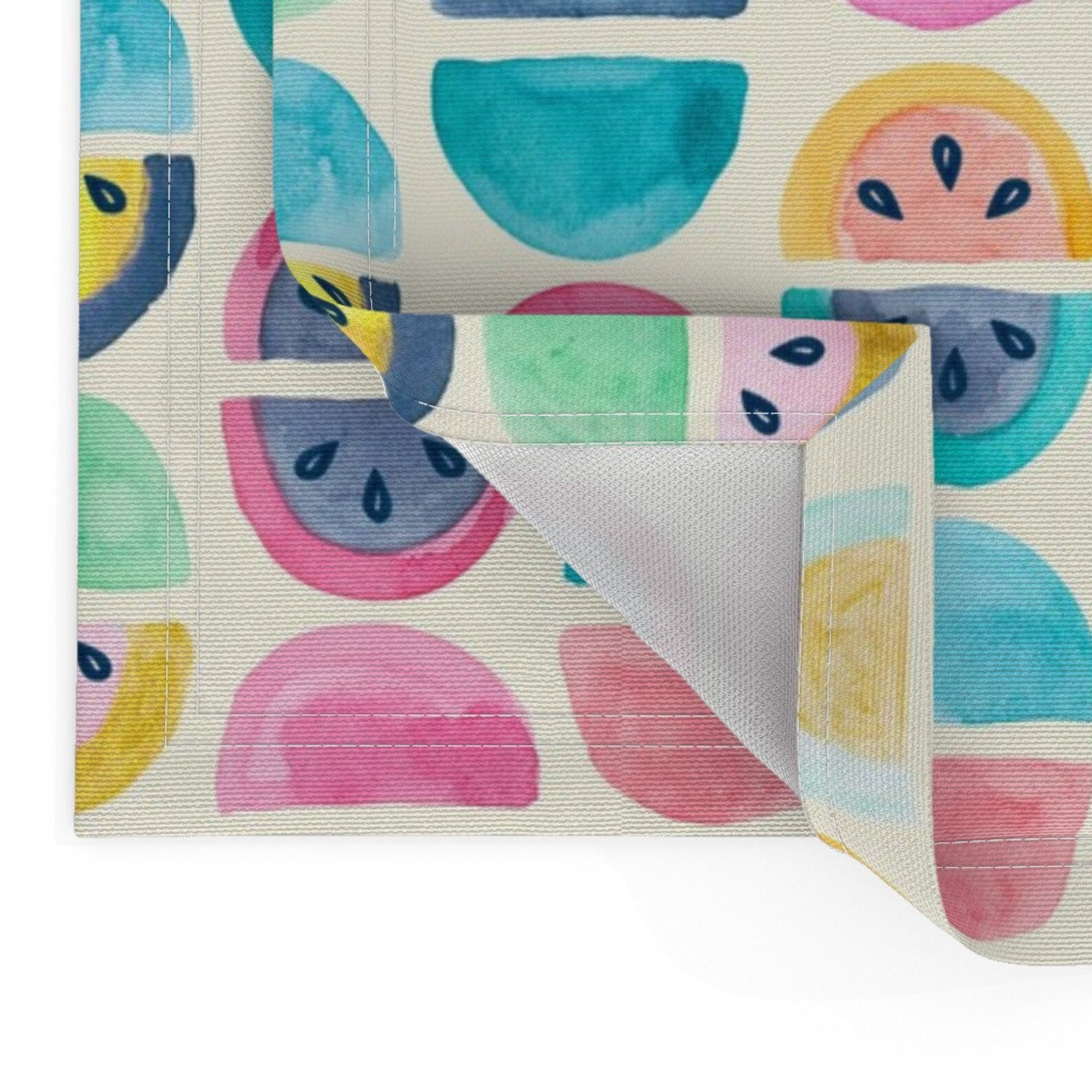 Pastel Watermelons Placemats set of 2 Slice of Happy by - Etsy