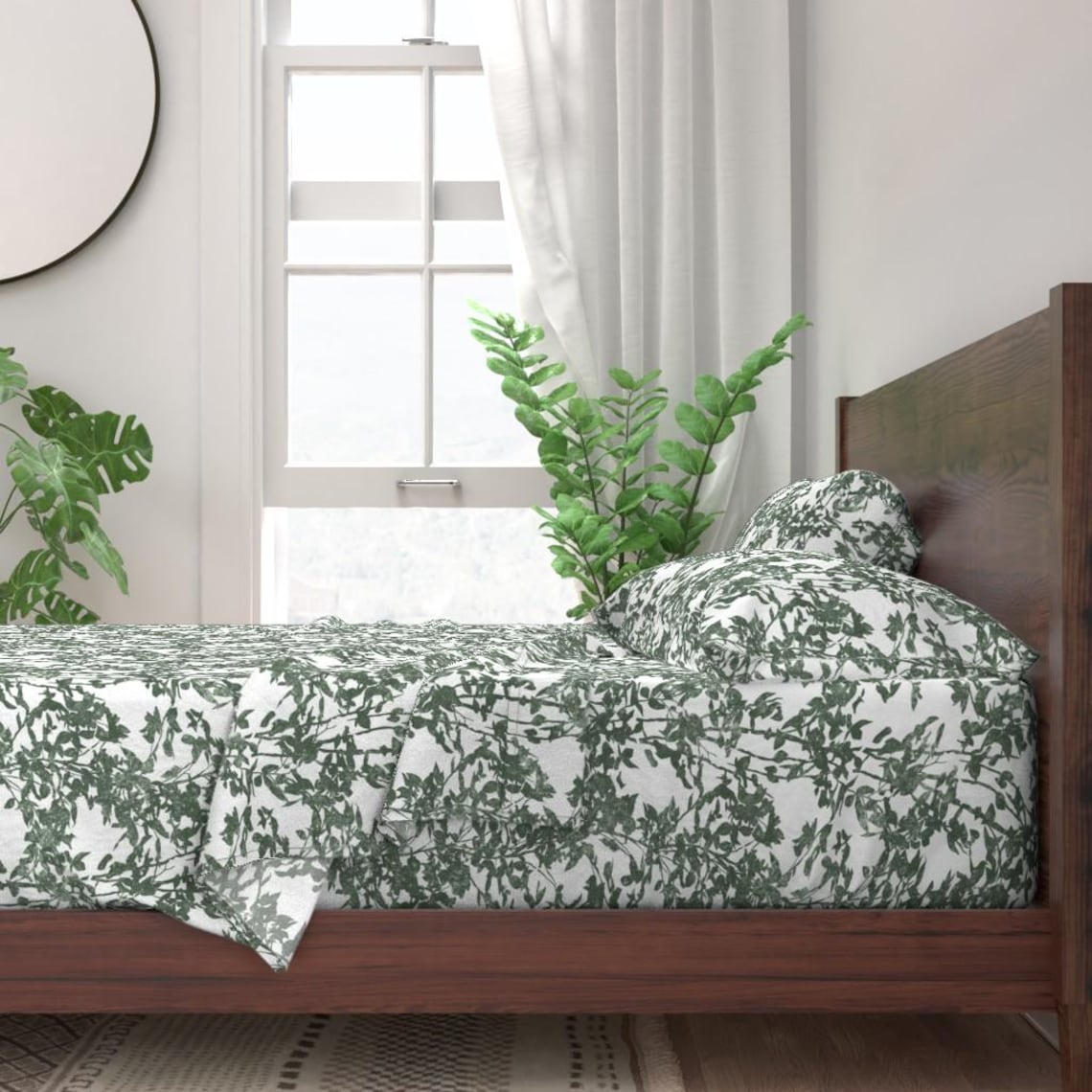 Modern Woodland Sheets - Forest Foliage by Art_and_design_den ...