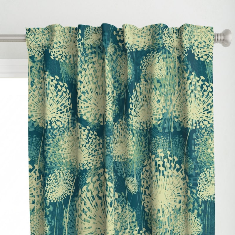 Dandelion Curtain - Etsy