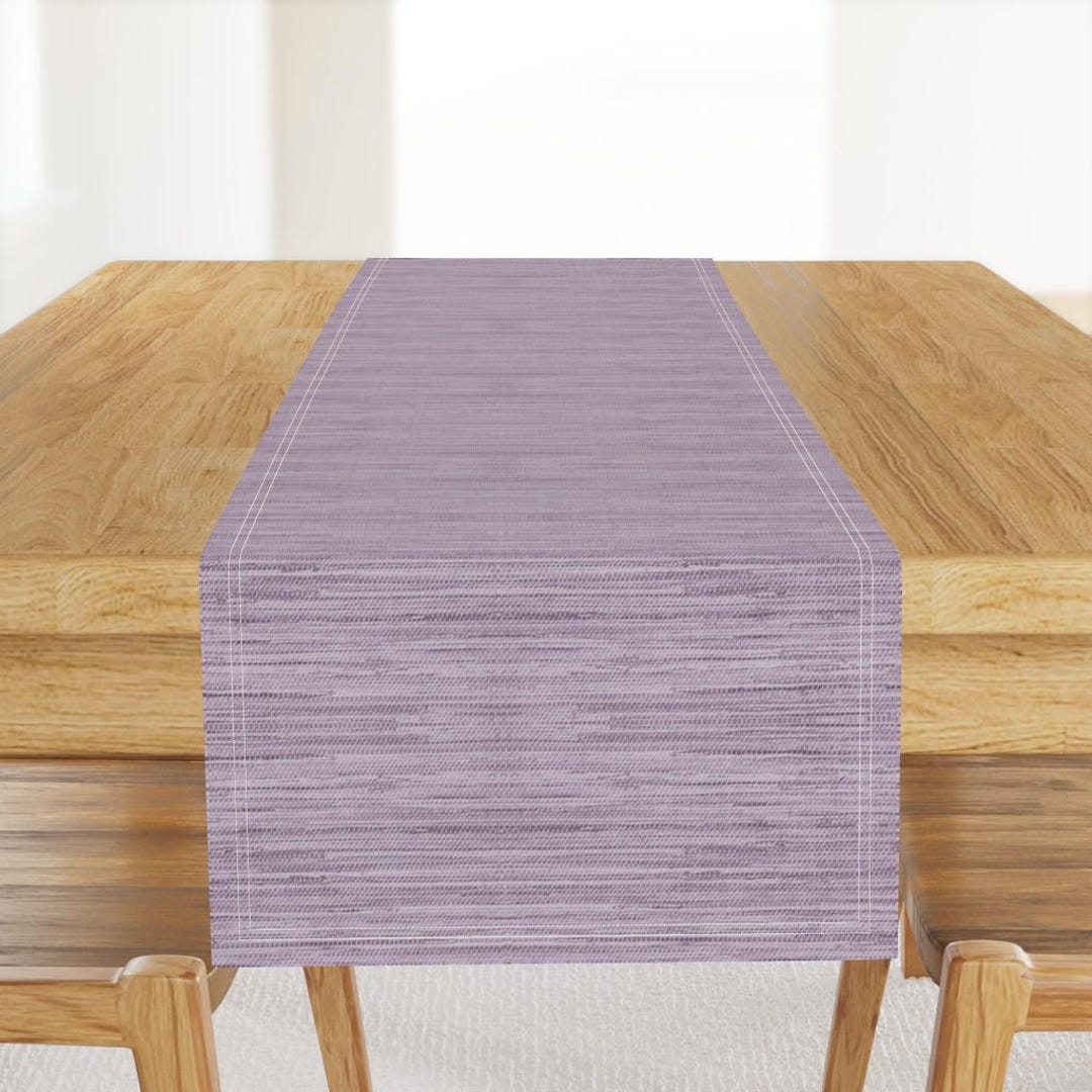 Lilac Coastal Table Runner - Lavender Coastal by Willowlanetextiles ...