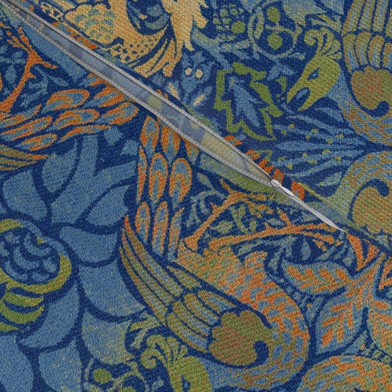 Medieval Bedding - Peacock and Dragon by Peacoquettedesigns - Antique ...